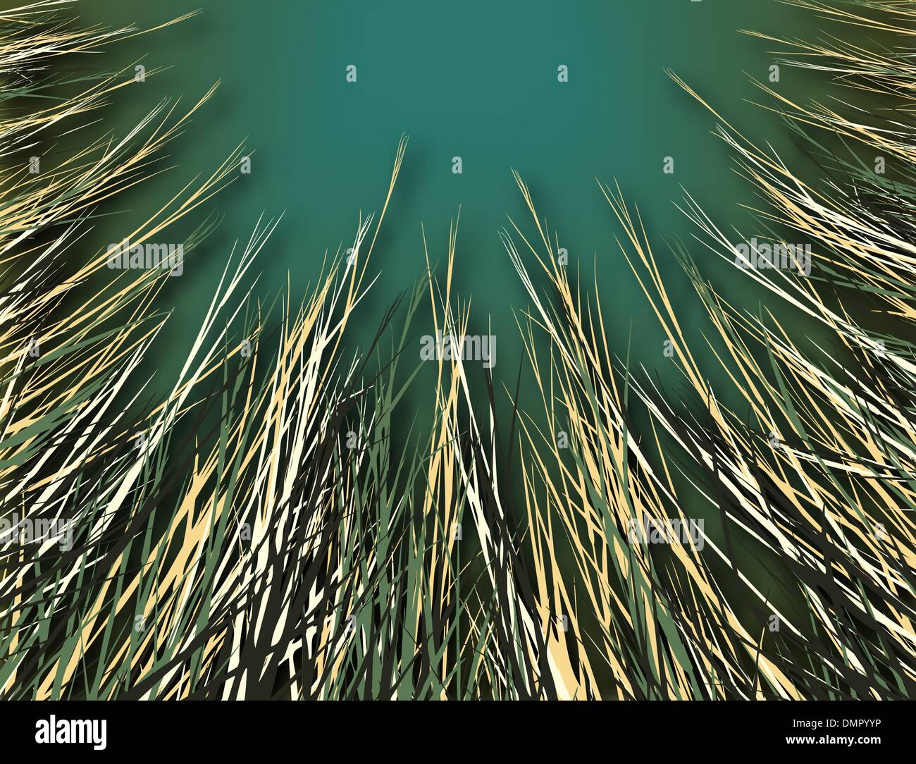 Hautes herbes sèches Banque d'images vectorielles - Alamy