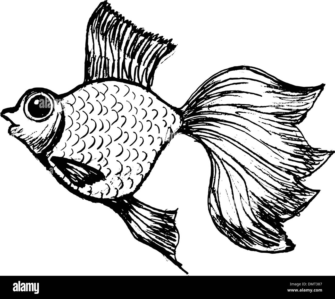 Poisson rouge de dessin animé Banque de photographies et d’images à ...