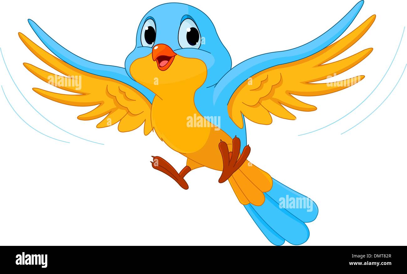 Oiseau qui vole Banque d'images vectorielles - Alamy