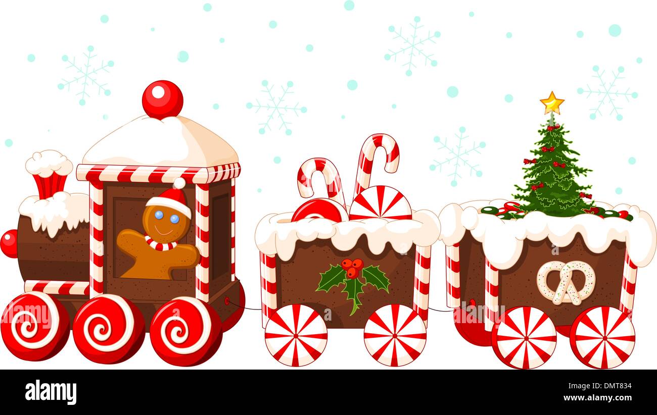 Traino de noël Banque d'images détourées - Alamy