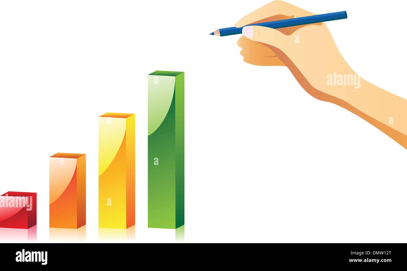 Tableau de la main Banque d'images vectorielles - Alamy