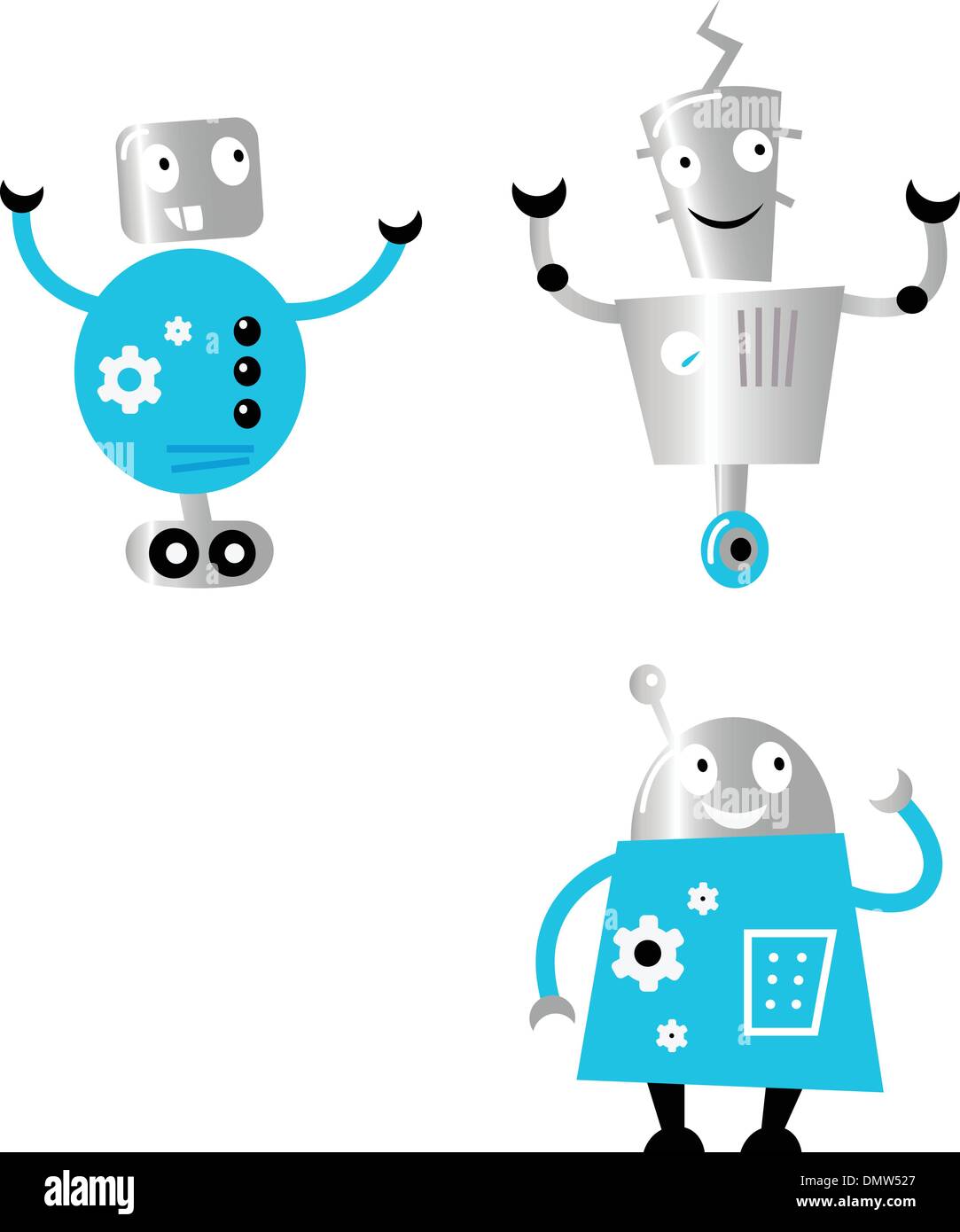 Robots Mignons Banque d'image et photos - Alamy