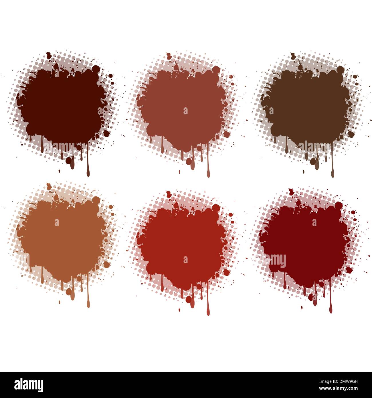 Brown paint splash Banque de photographies et d’images à haute ...