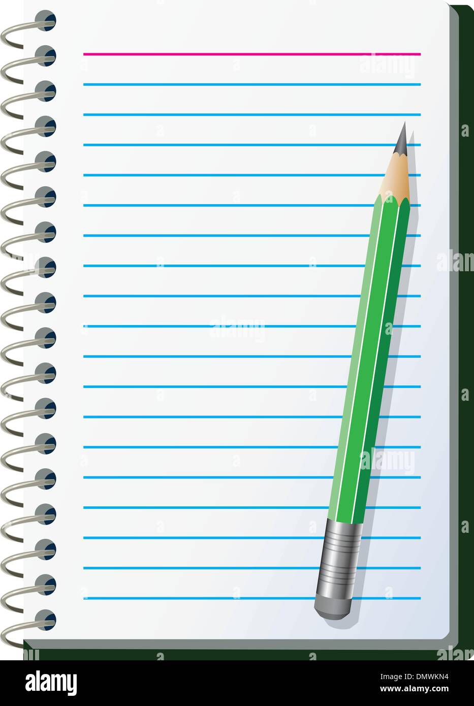 Crayon gris Banque d'images vectorielles - Alamy