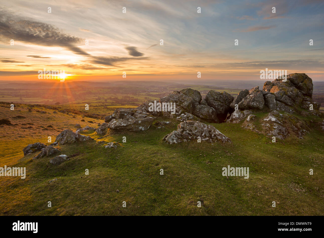 Sourton tor Banque de photographies et d’images à haute résolution - Alamy