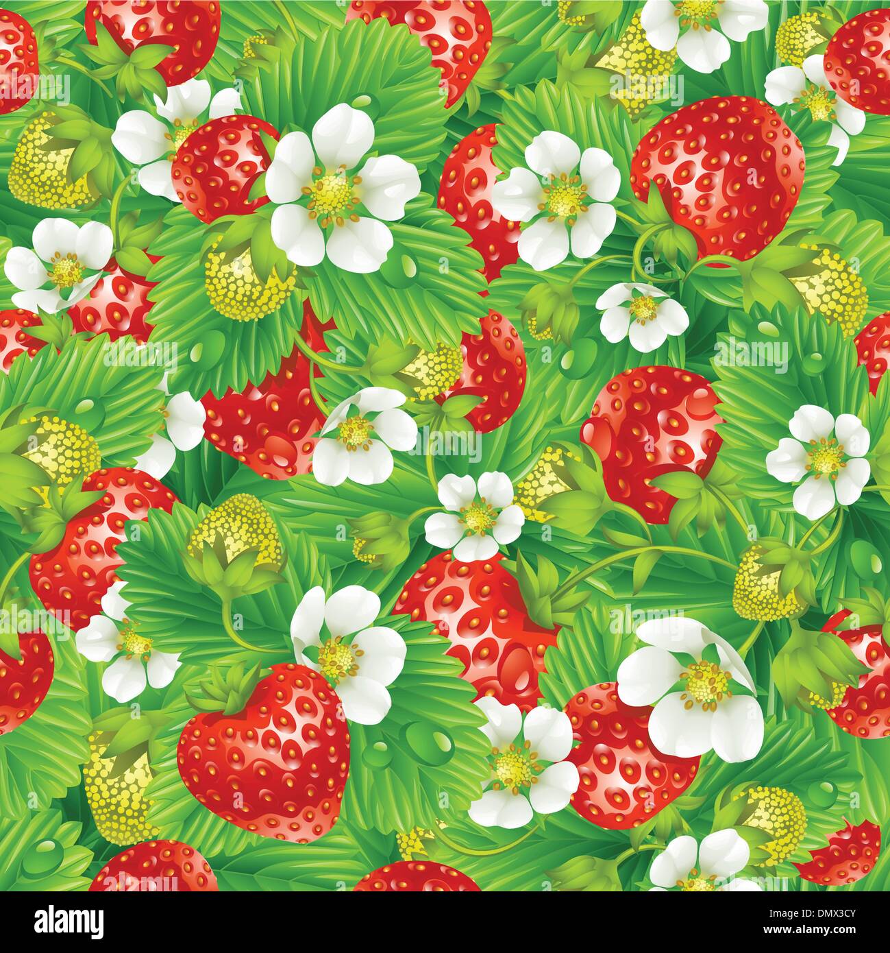 Fraise en papier Banque d'images vectorielles - Alamy