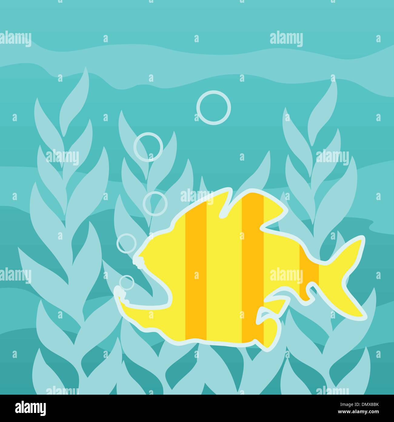 Cadre de poisson Banque d'images vectorielles - Alamy