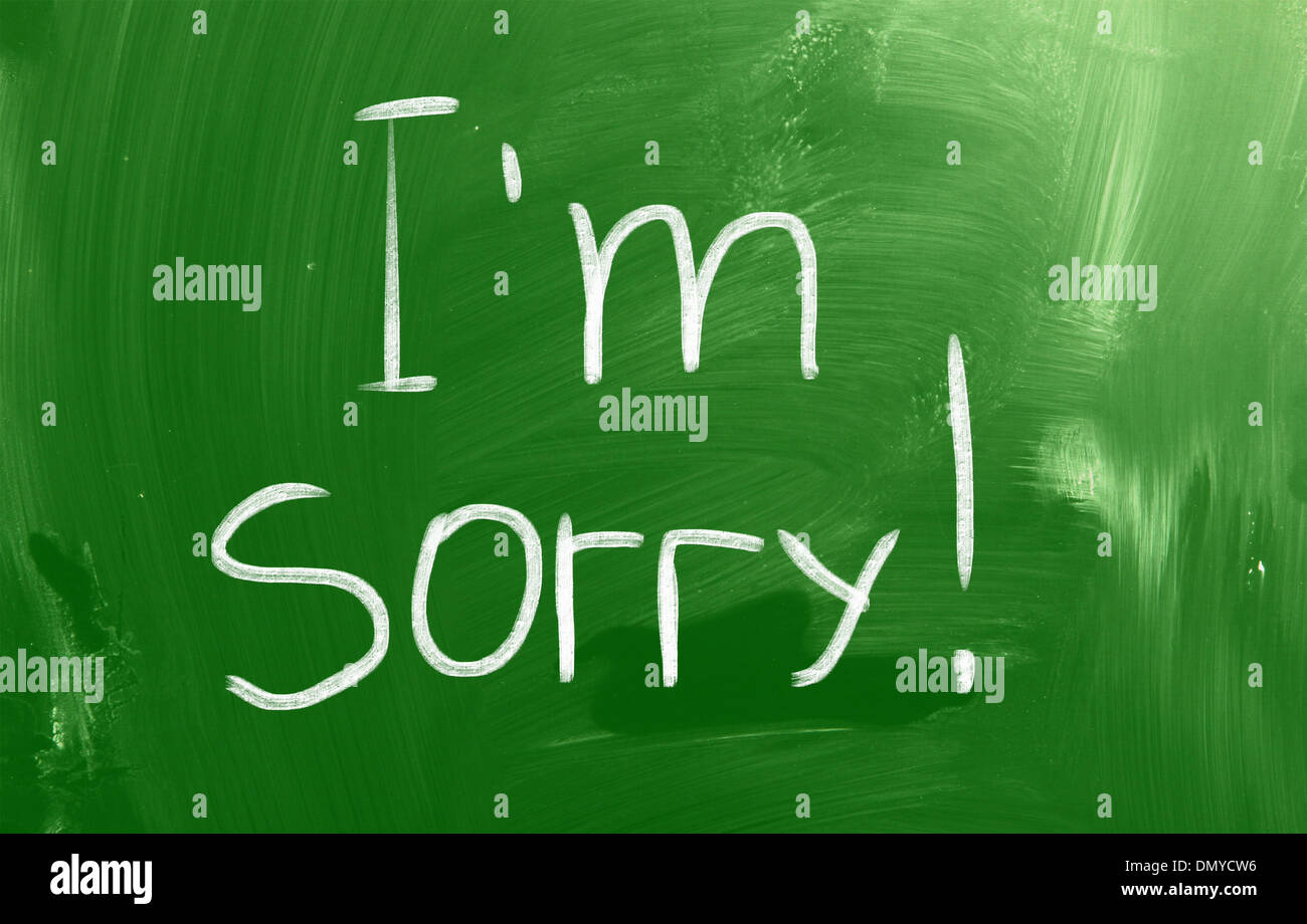 Je suis désolé Banque de photographies et d’images à haute résolution ...