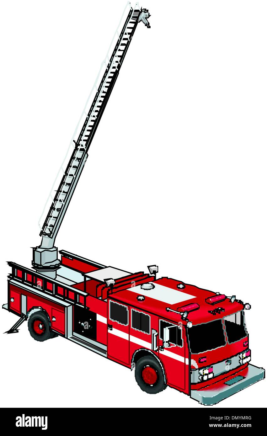 Fire engine Banque d'images vectorielles - Alamy