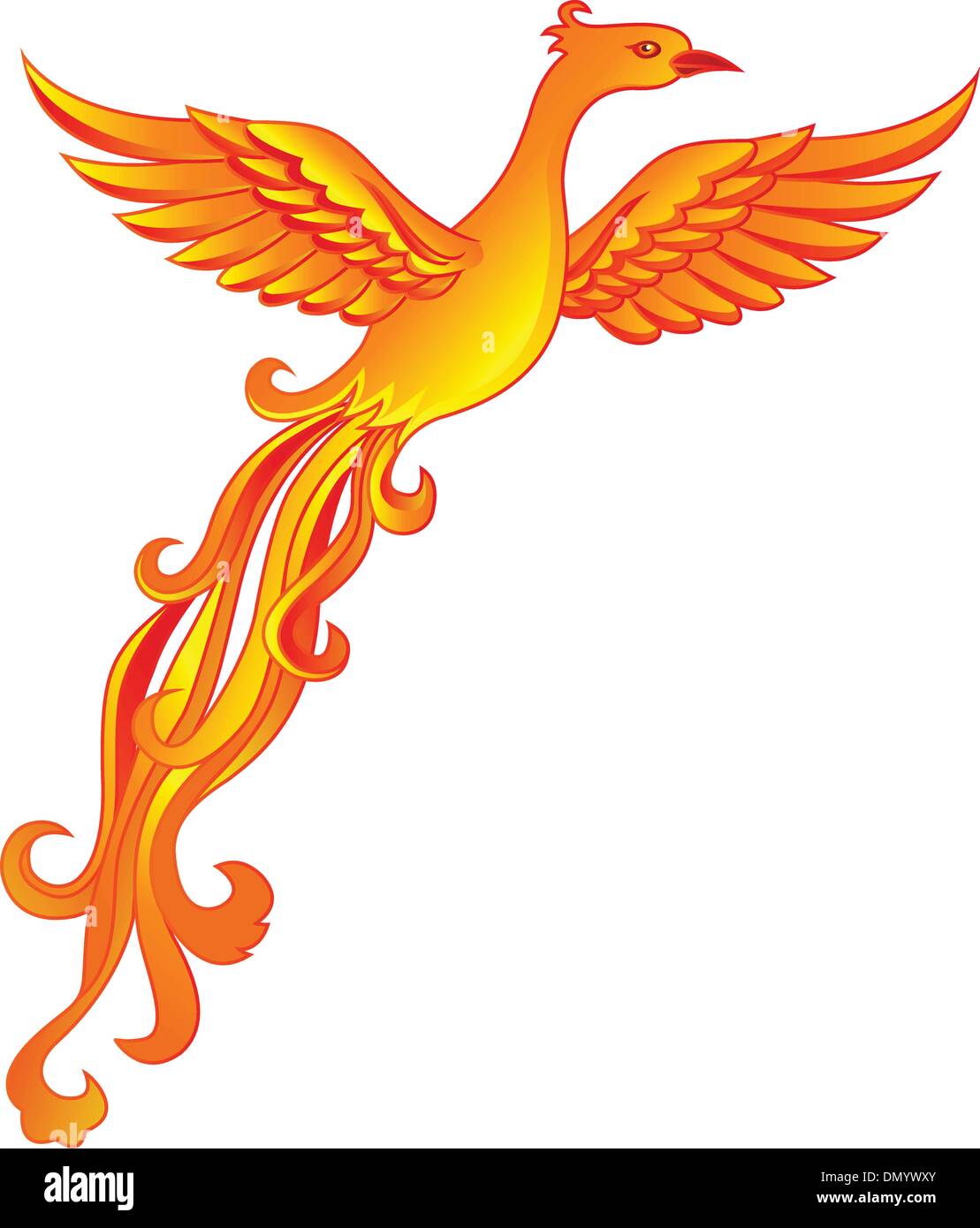 Oiseau de Phoenix Image Vectorielle Stock - Alamy