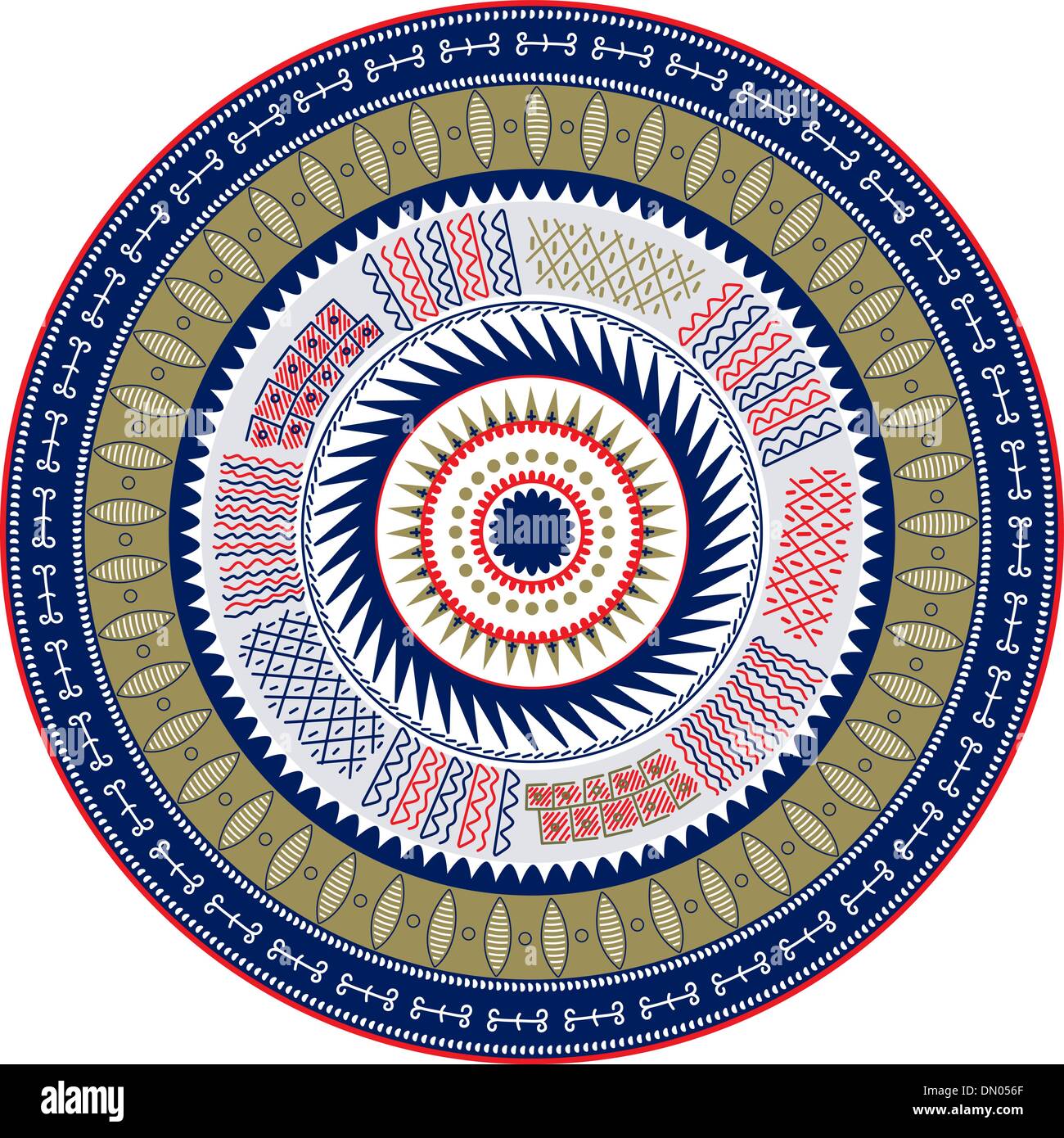 Motif rond Banque d'images vectorielles - Alamy