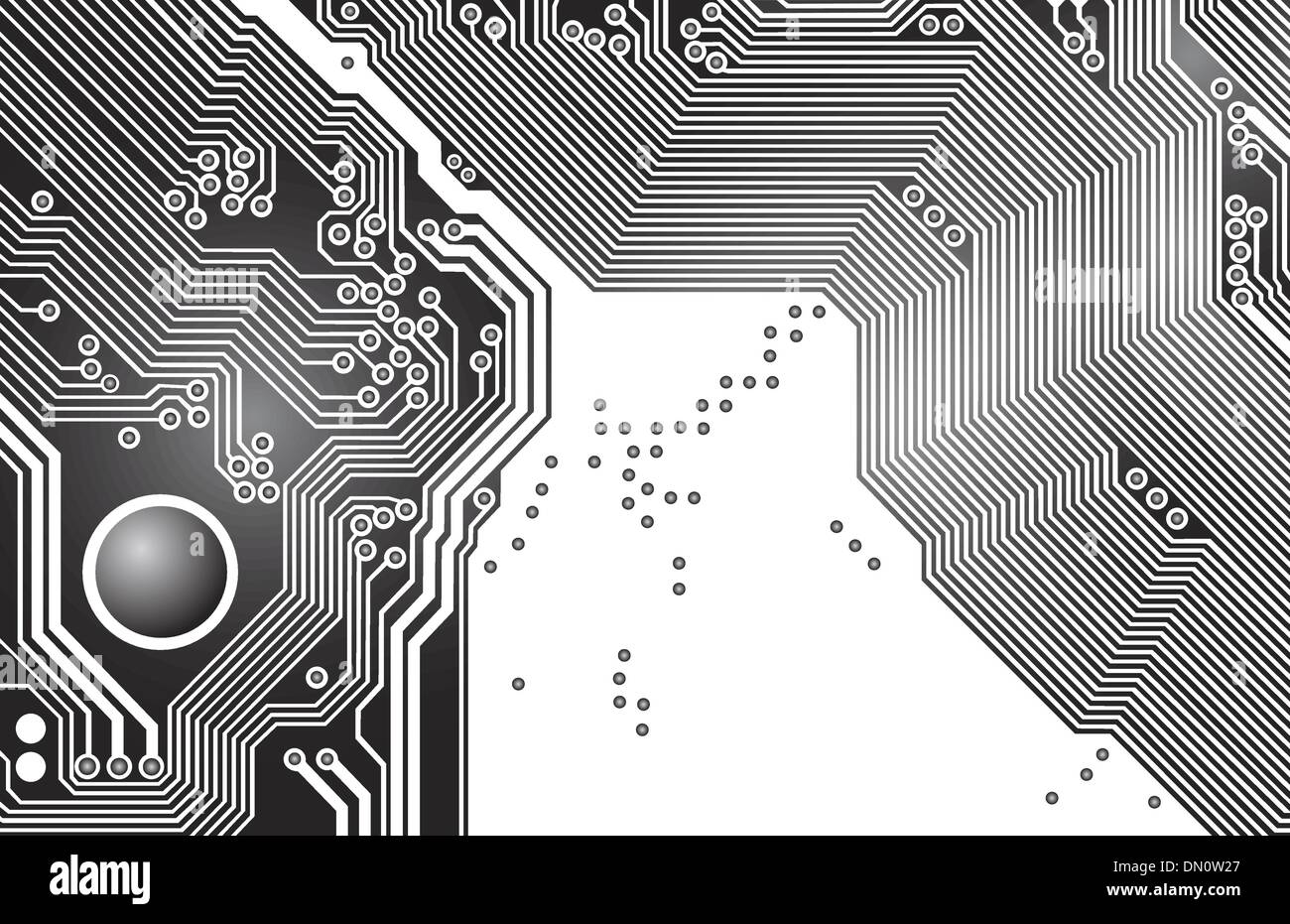 Electronic circuit vector vectors Banque de photographies et d’images à ...