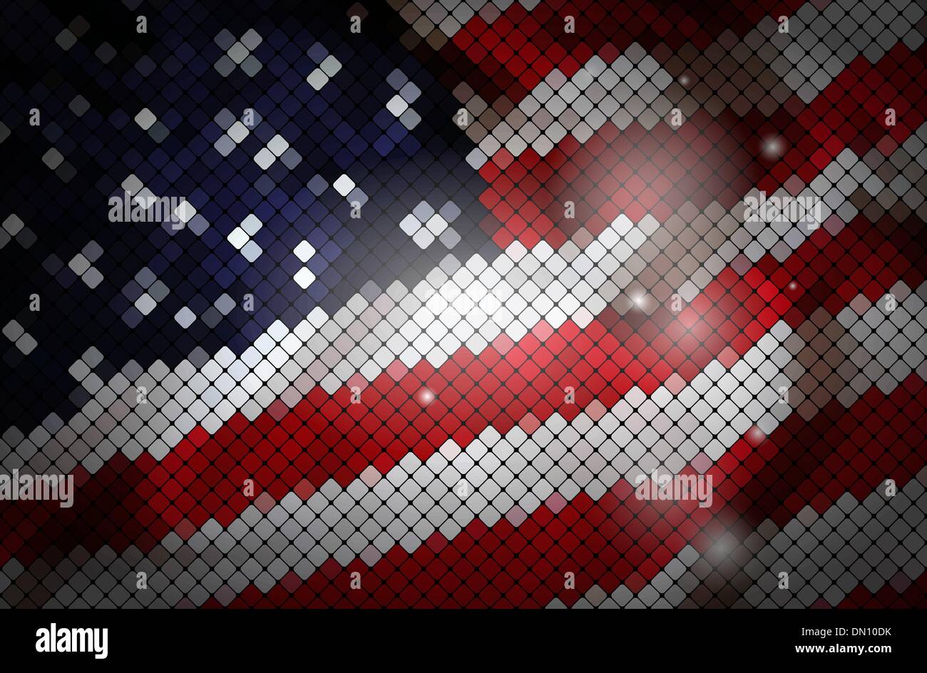Usa flag Banque d'images vectorielles - Alamy