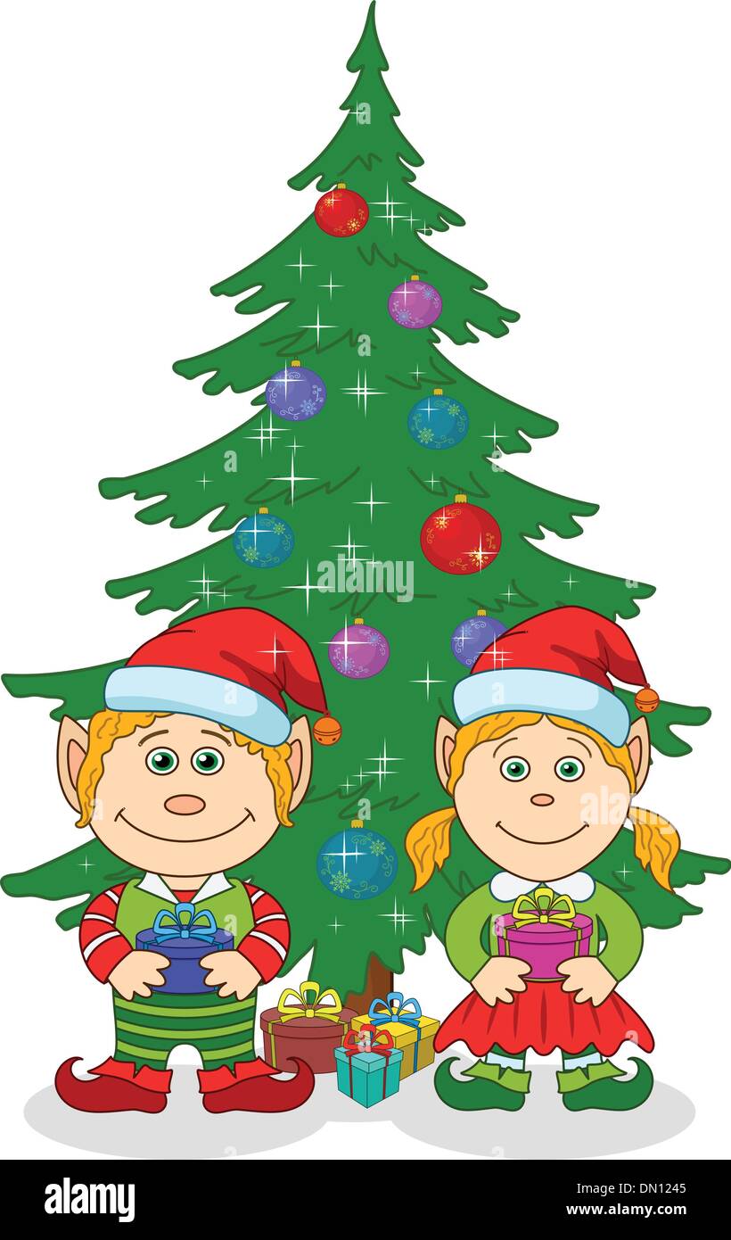 Sapin nain Banque d'images vectorielles - Alamy