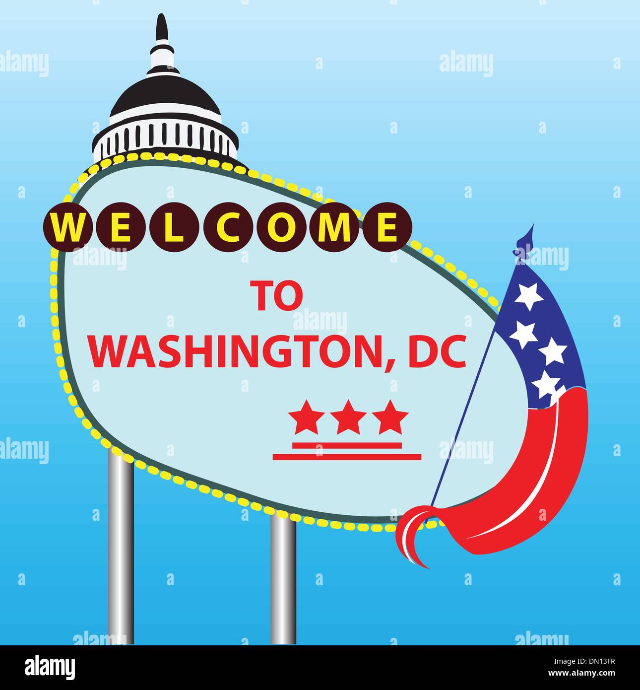 Welcome washington state sign Banque de photographies et d’images à ...
