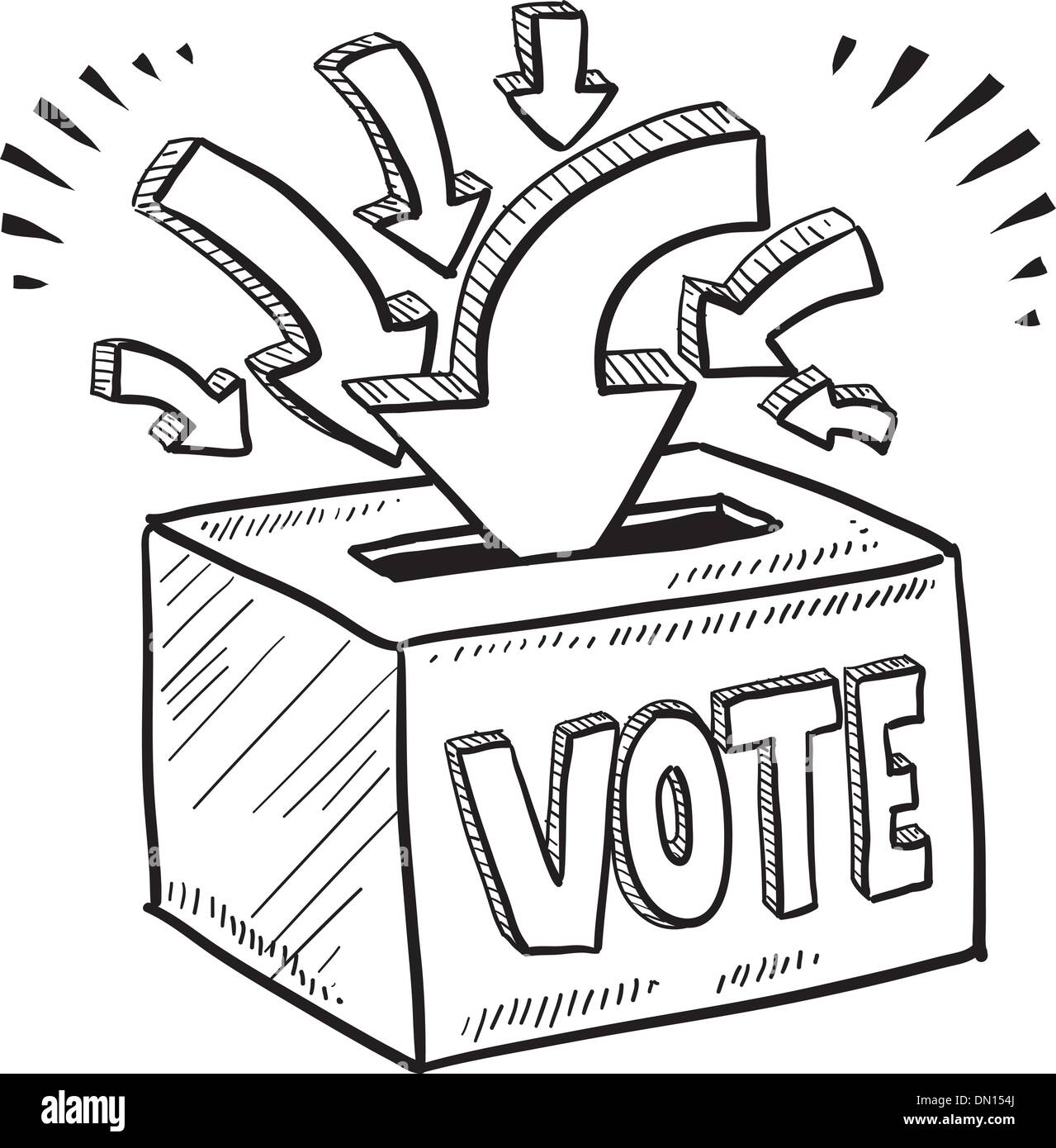 Urne de vote démocrate Banque de photographies et d’images à haute ...