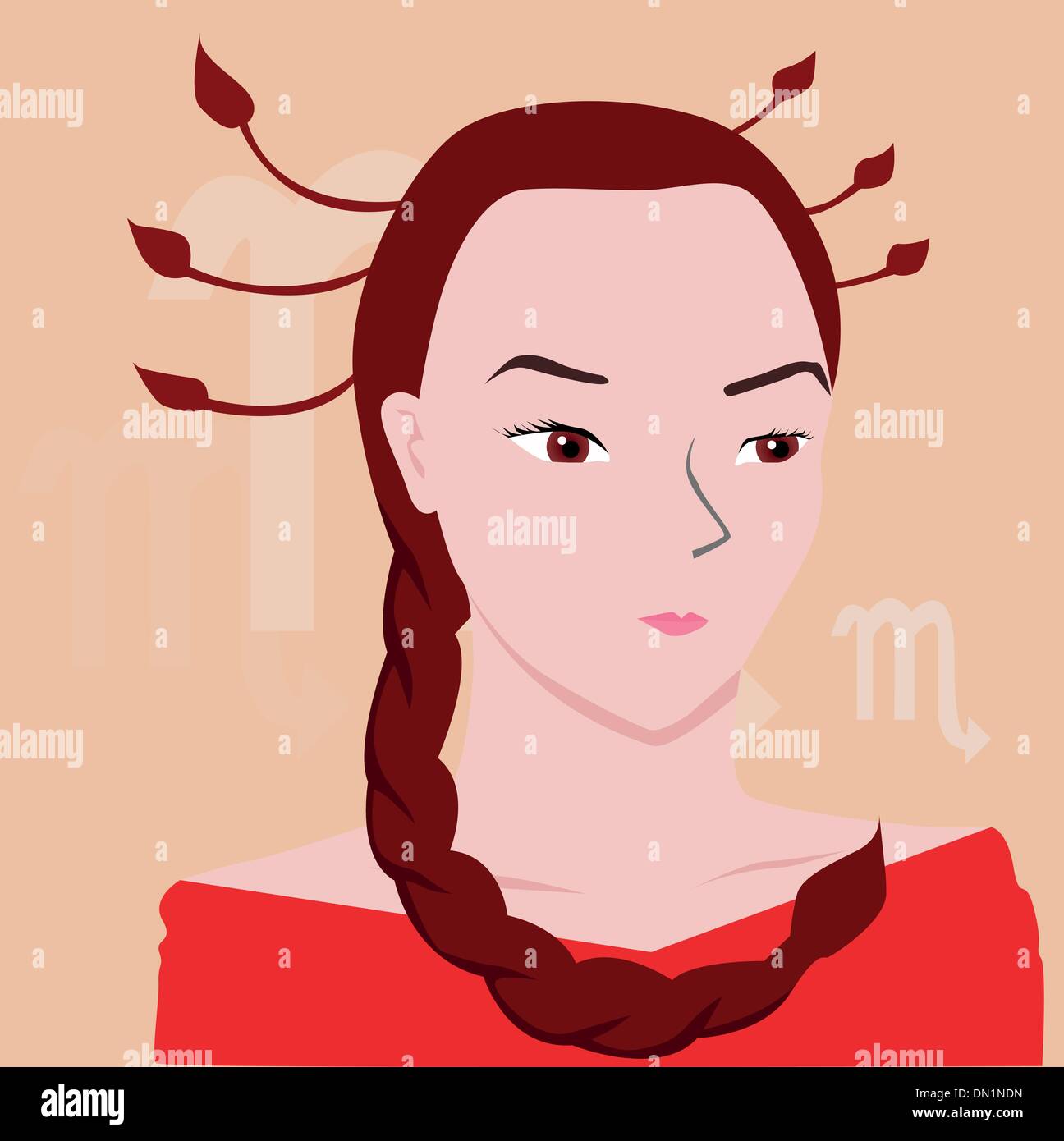 Signe du zodiaque scorpion Banque de photographies et d’images à haute ...