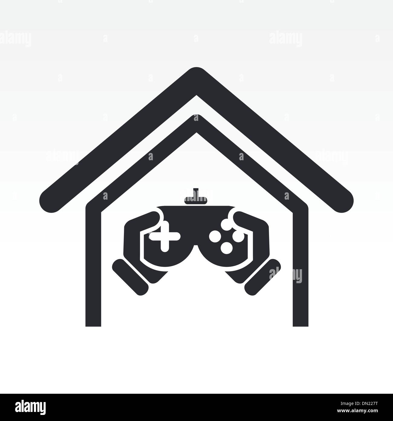 Video games icon vector vectors Banque de photographies et d’images à ...