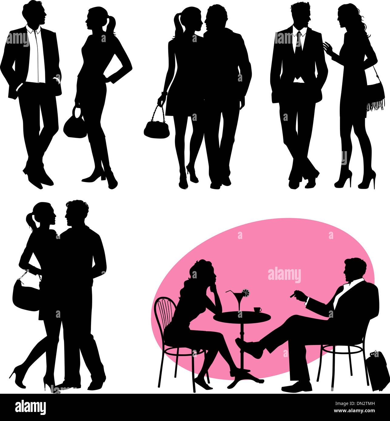 Plusieurs personnes Banque d'images vectorielles - Alamy
