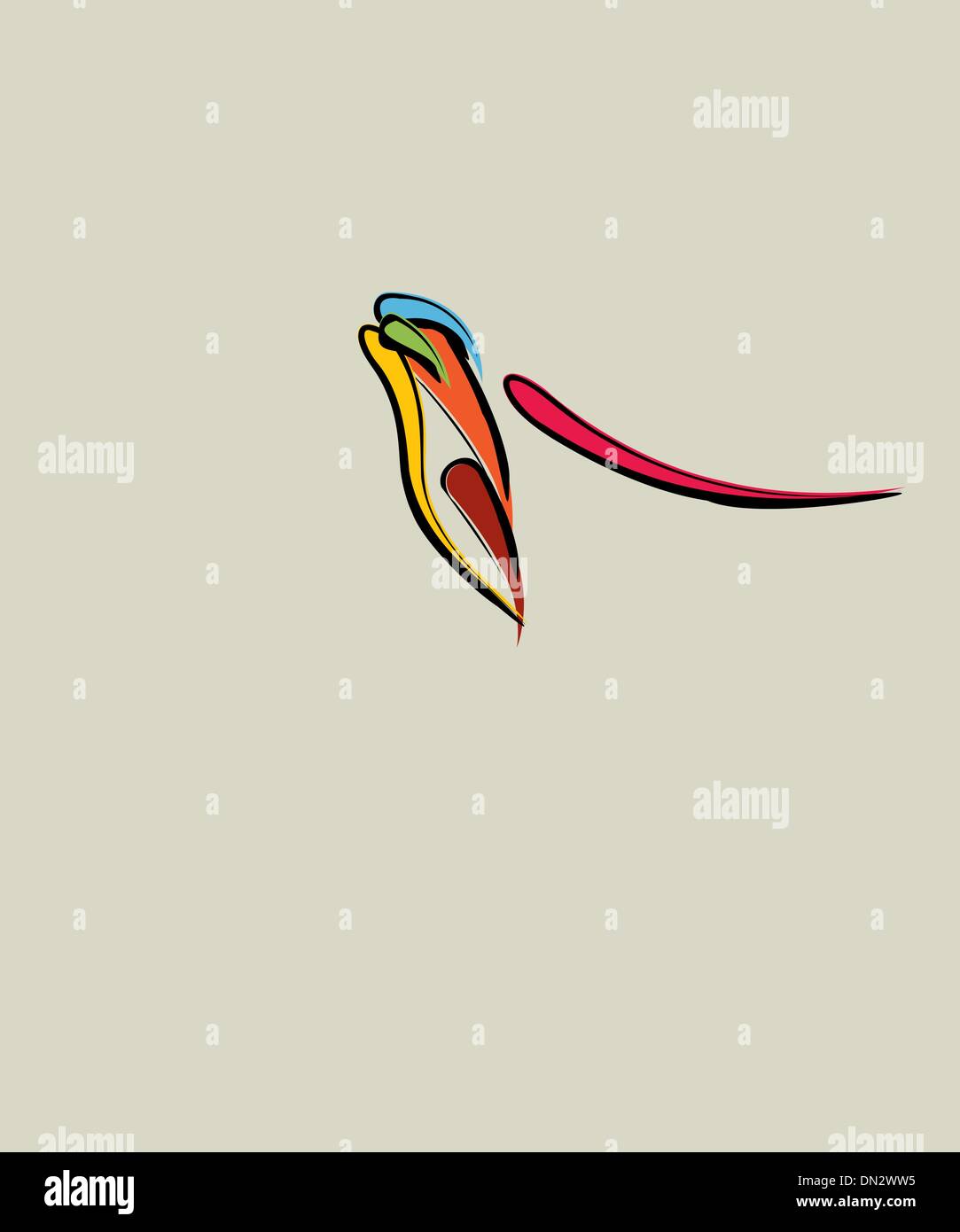 Stylised drawings Banque d'images vectorielles - Alamy