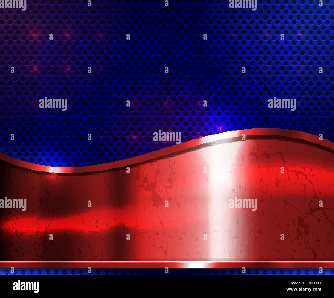 Métal rouge Banque d'images vectorielles - Alamy