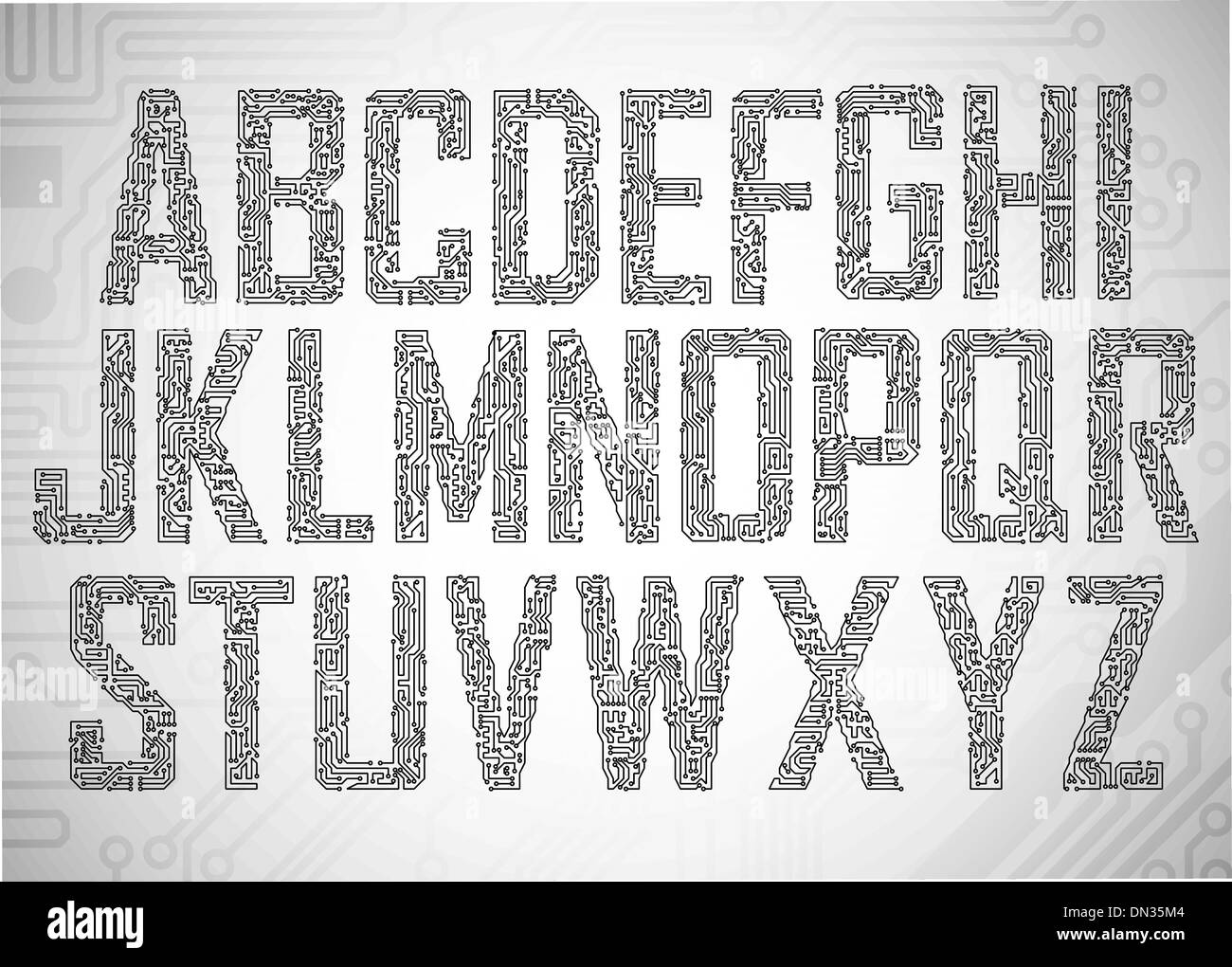 Carte du circuit Banque de photographies et d’images à haute résolution - Alamy