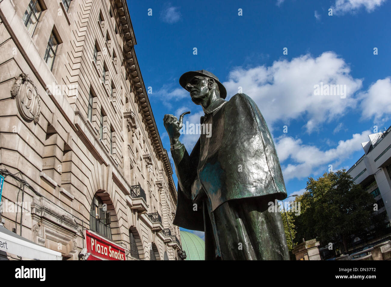 Sherlock holmes statue baker street london Banque de photographies et d ...