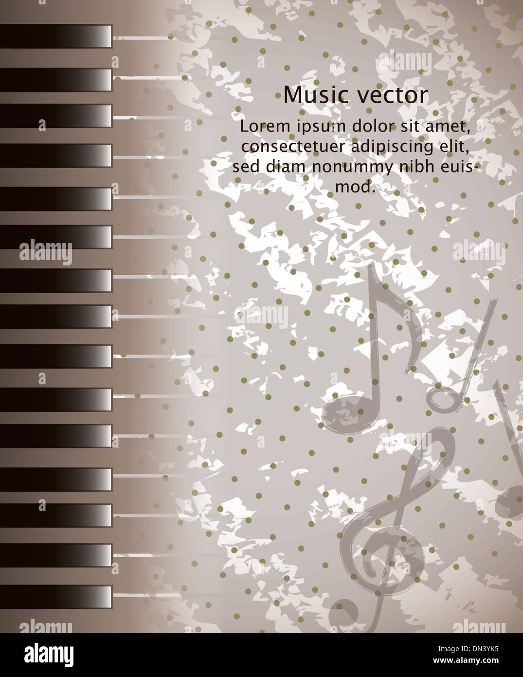 Piano keyboard vector vectors Banque de photographies et d’images à ...