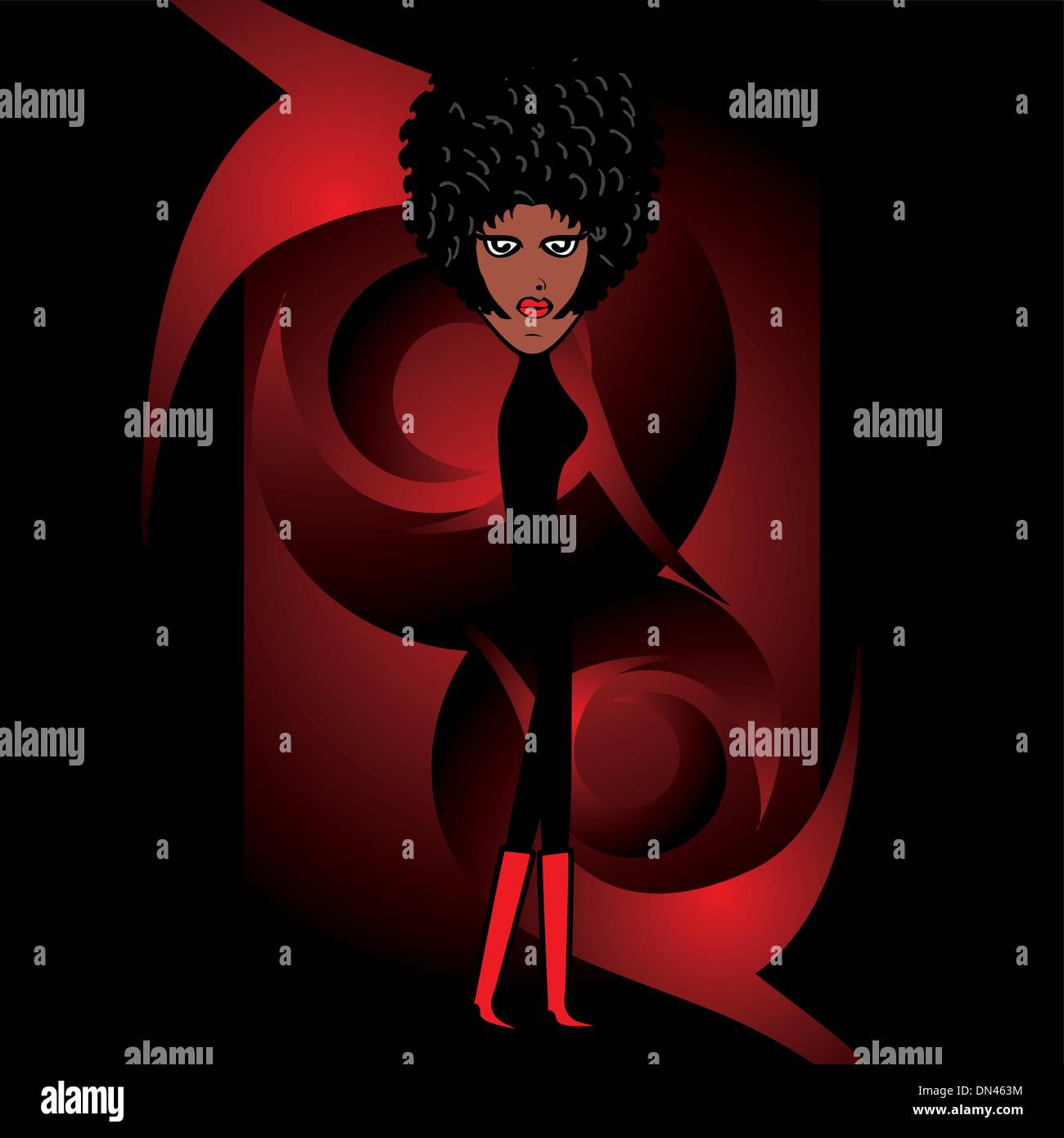 Afro vector vectors Banque de photographies et d’images à haute ...