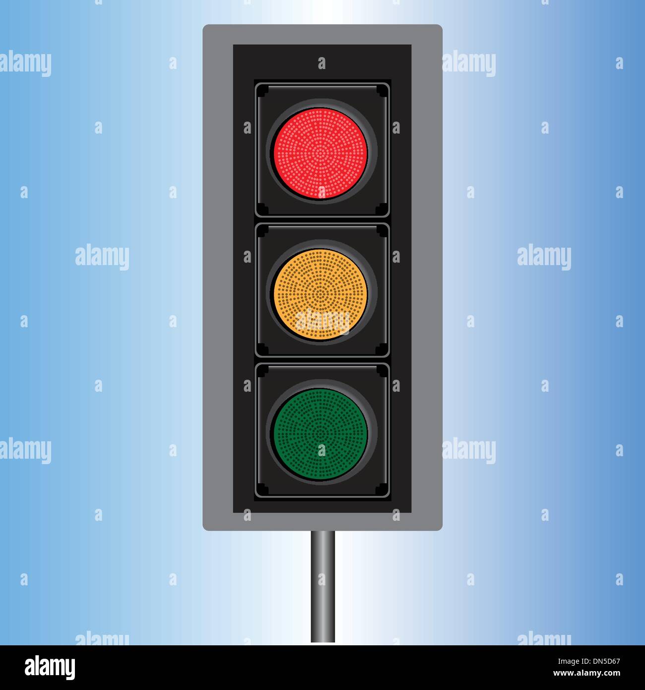 Feux rouges de chemin de fer Banque d'images vectorielles - Alamy