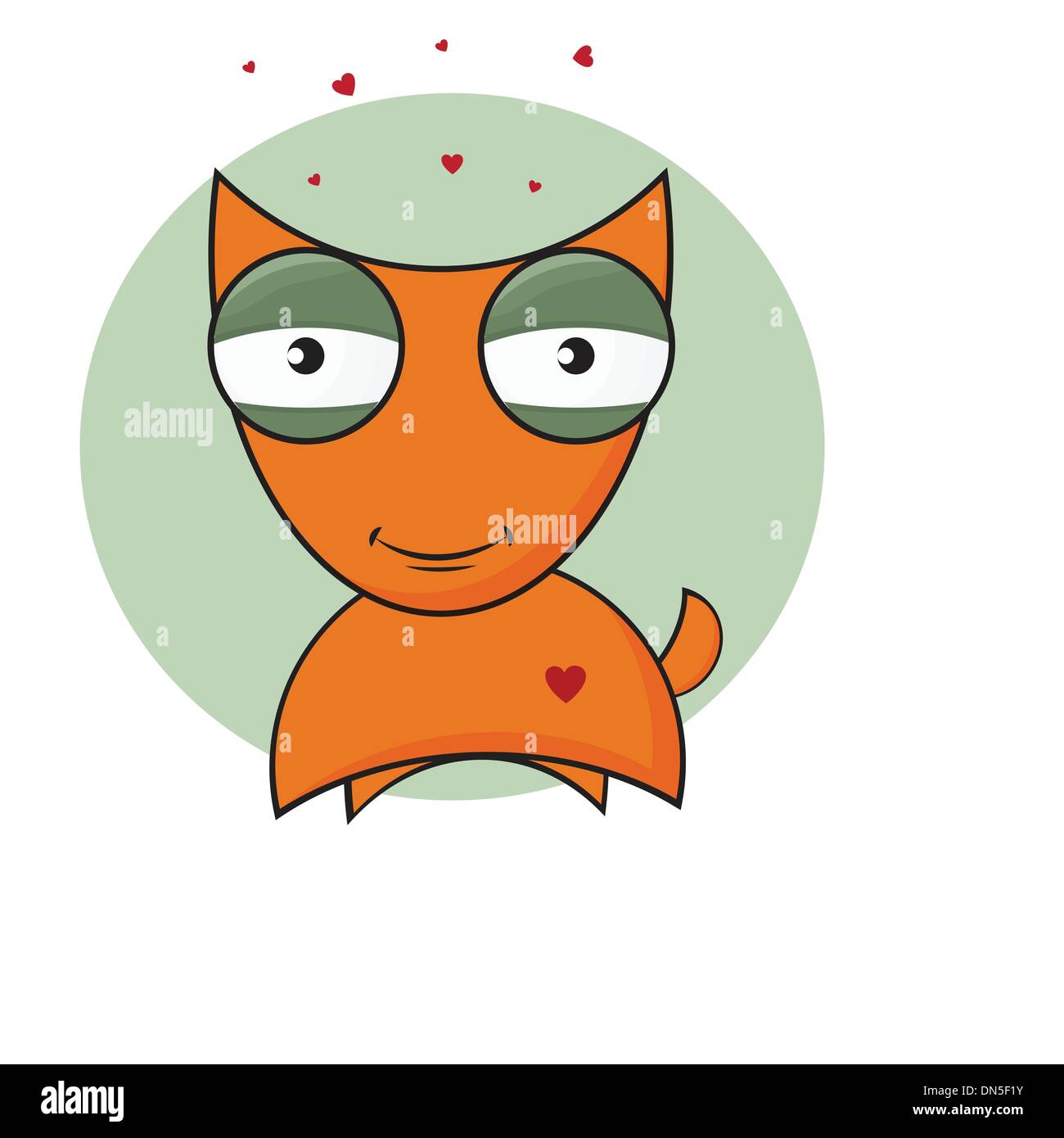 Le renard roux vulpes vulpes Banque d'images vectorielles - Alamy