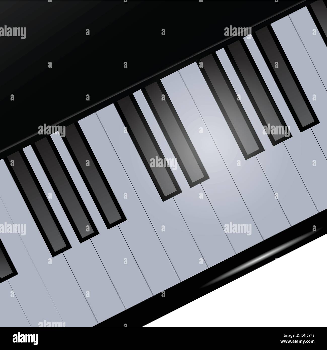 Piano keyboard vector vectors Banque de photographies et d’images à ...