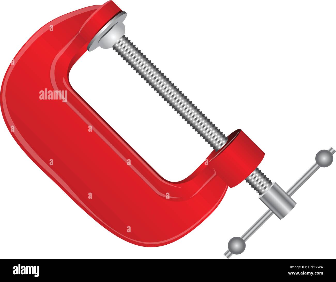 Pince en c Banque d'images vectorielles - Alamy