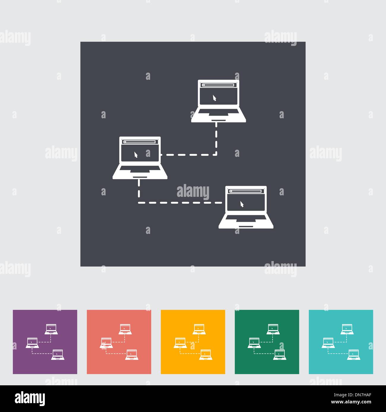 Réseau informatique Banque d'images vectorielles - Alamy