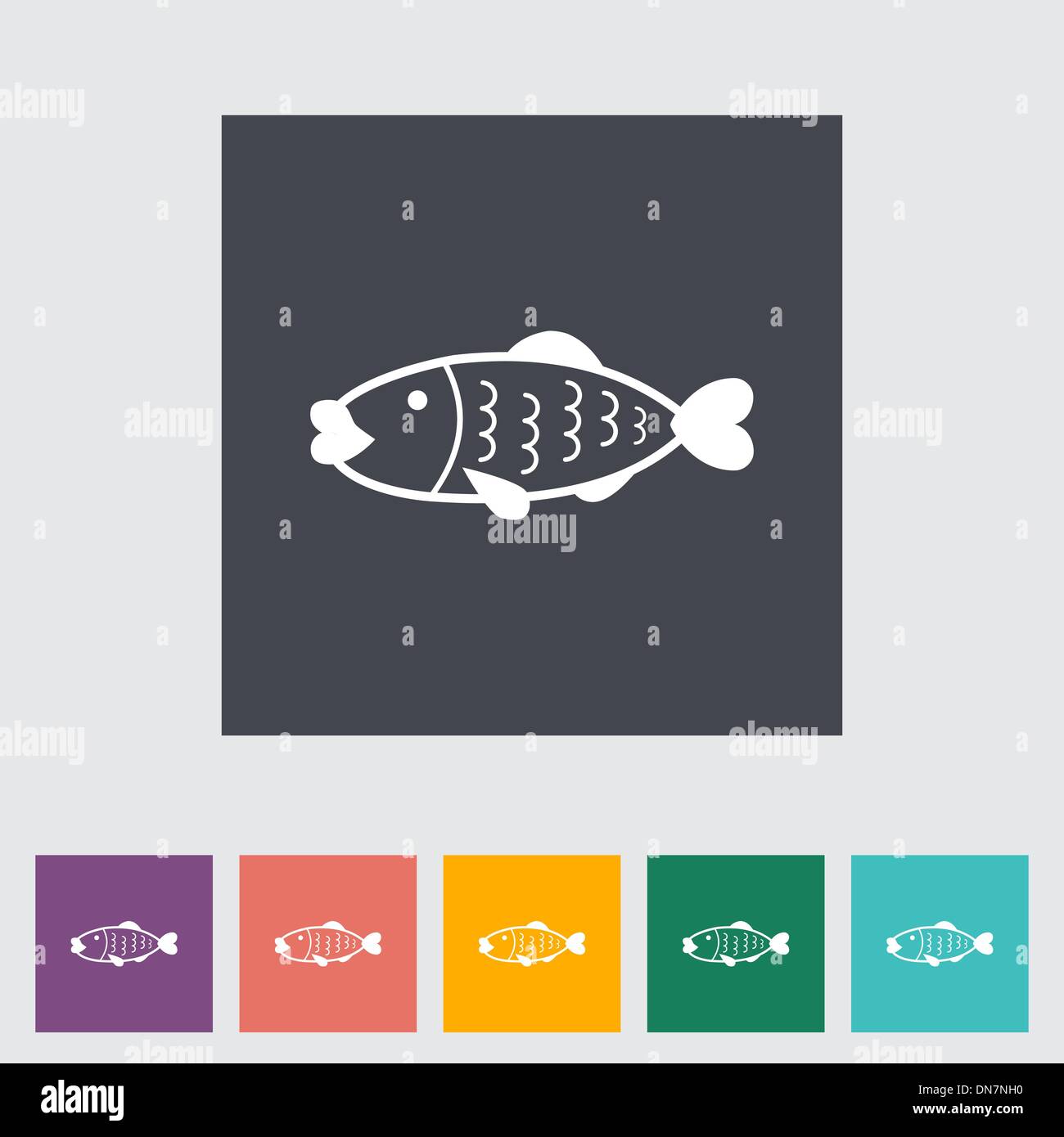 Icone poisson Banque de photographies et d’images à haute résolution ...