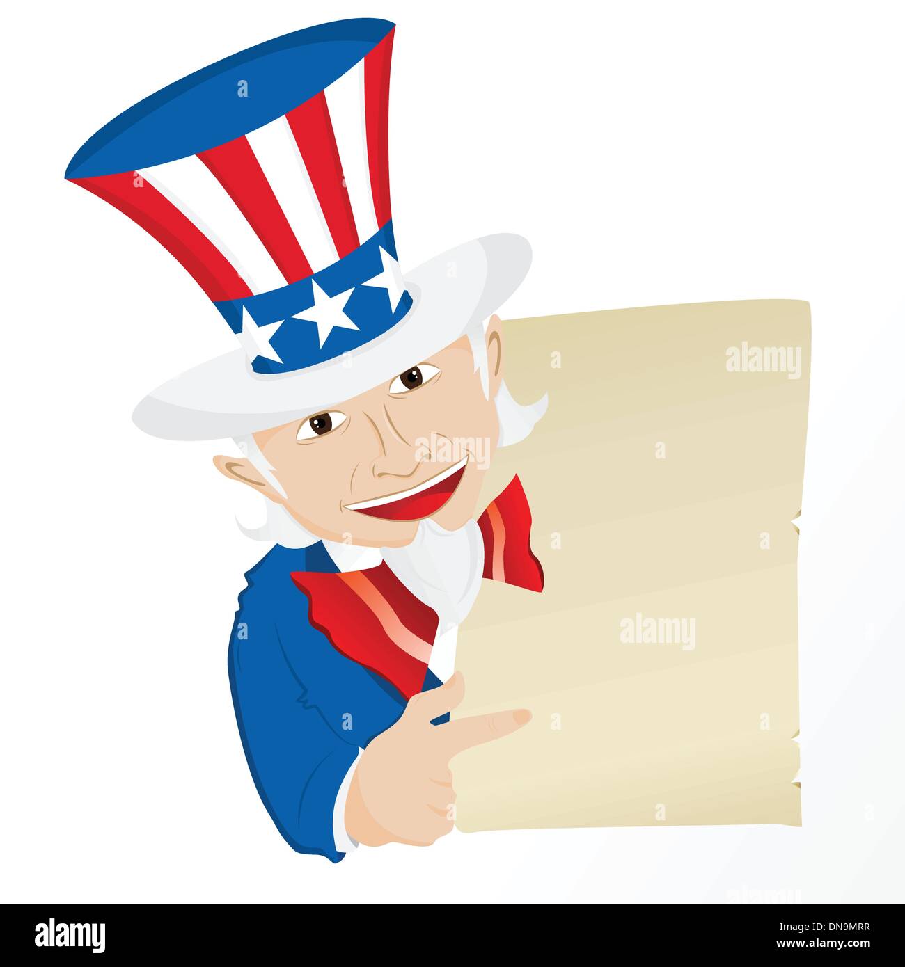 Oncle sam affiche Banque d'images vectorielles - Alamy