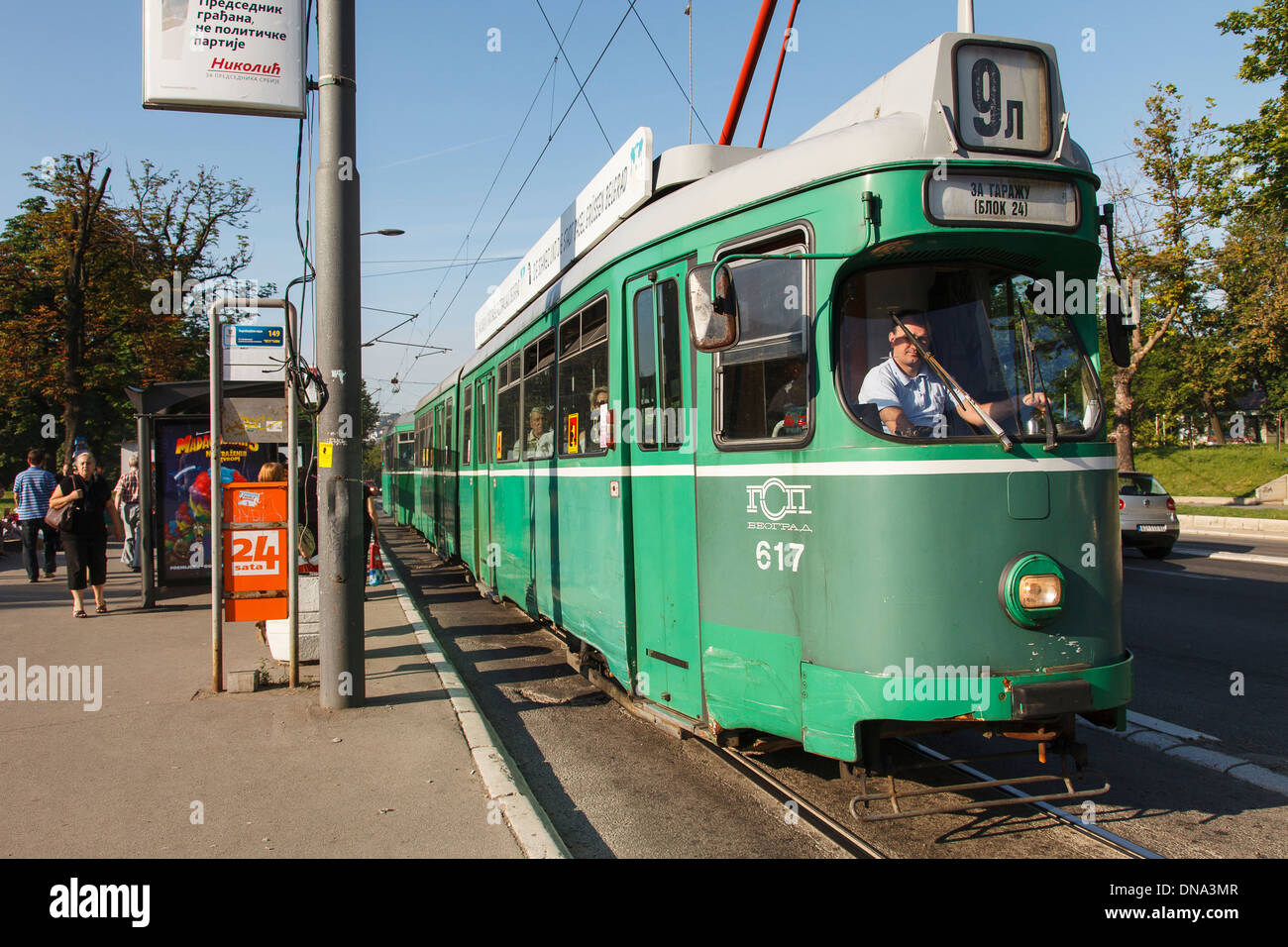 Tram belgrade city serbia Banque de photographies et d’images à haute ...