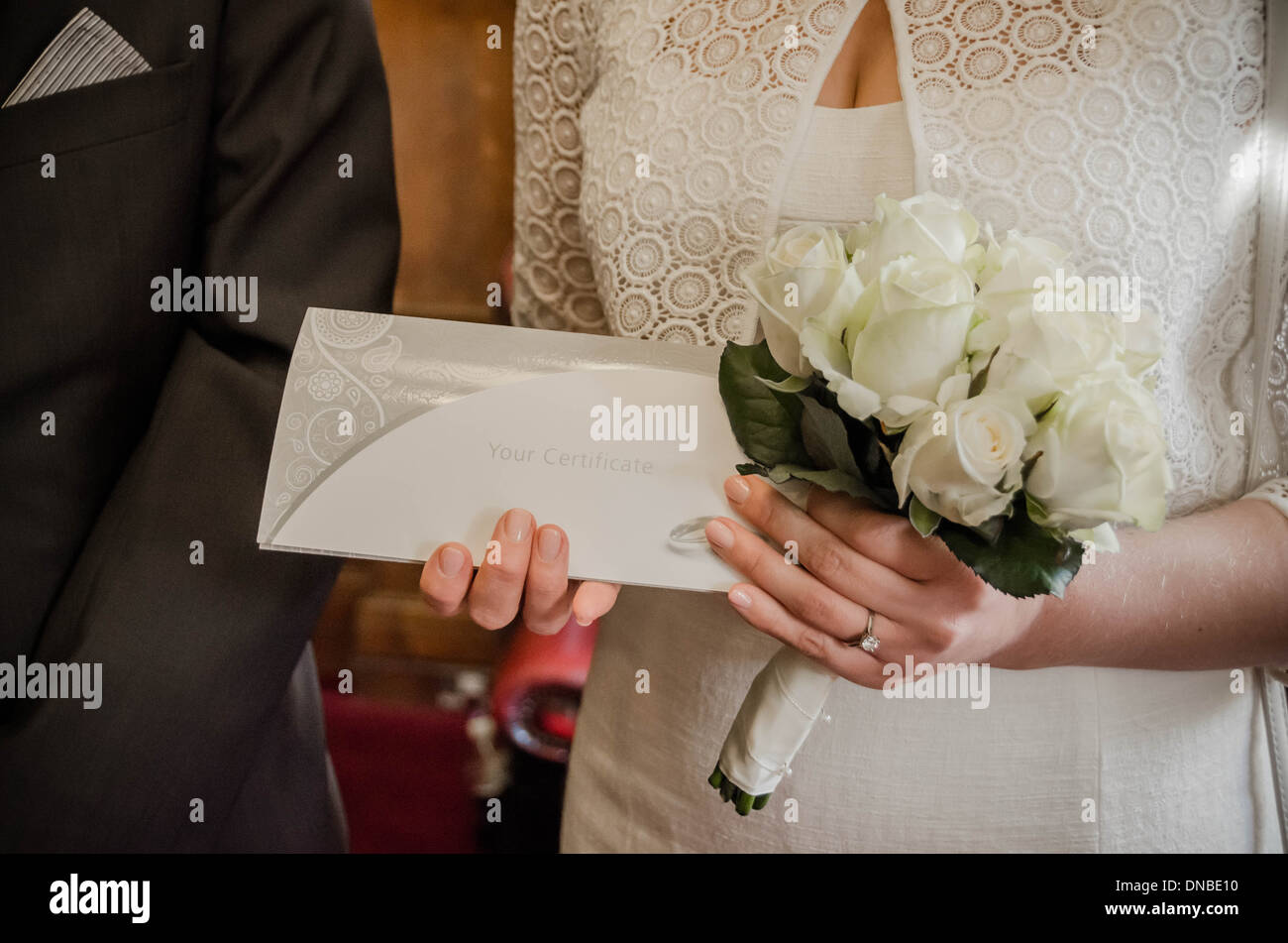 Wedding certificate Banque de photographies et d’images à haute résolution - Alamy