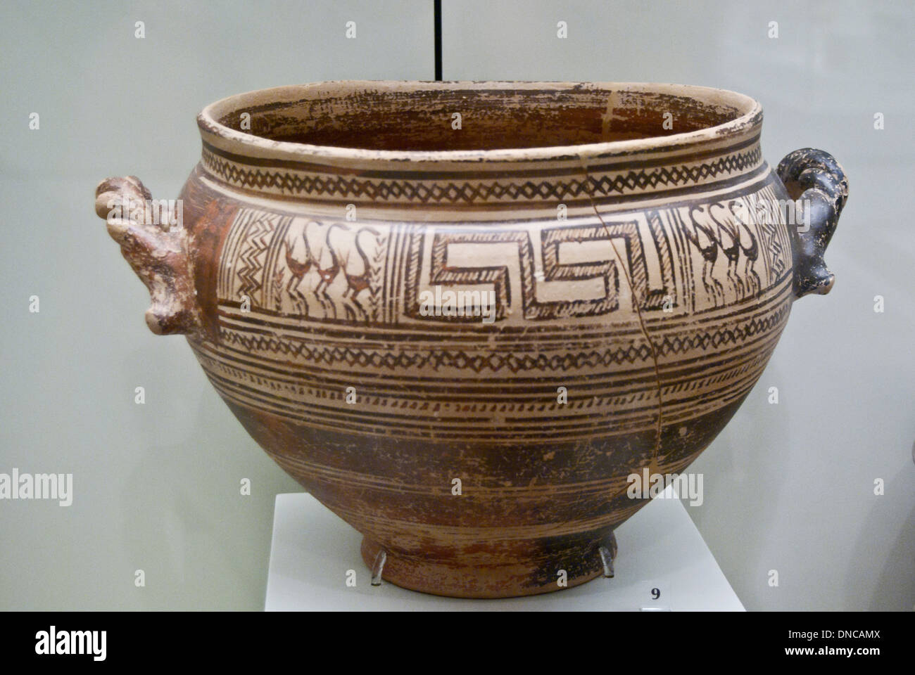 Vase grec géométrique Photo Stock - Alamy