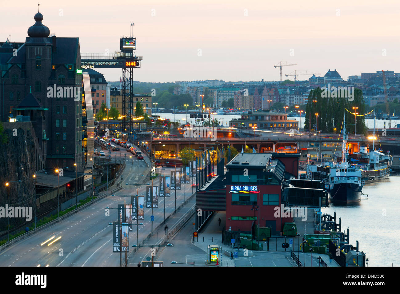 Stockholm sweden slussen katarinahissen Banque de photographies et d ...