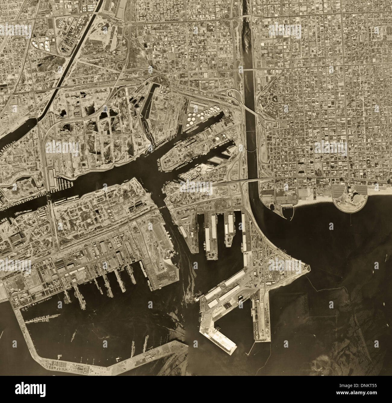 Carte du havre noir blanc Banque de photographies et d’images à haute résolution - Alamy