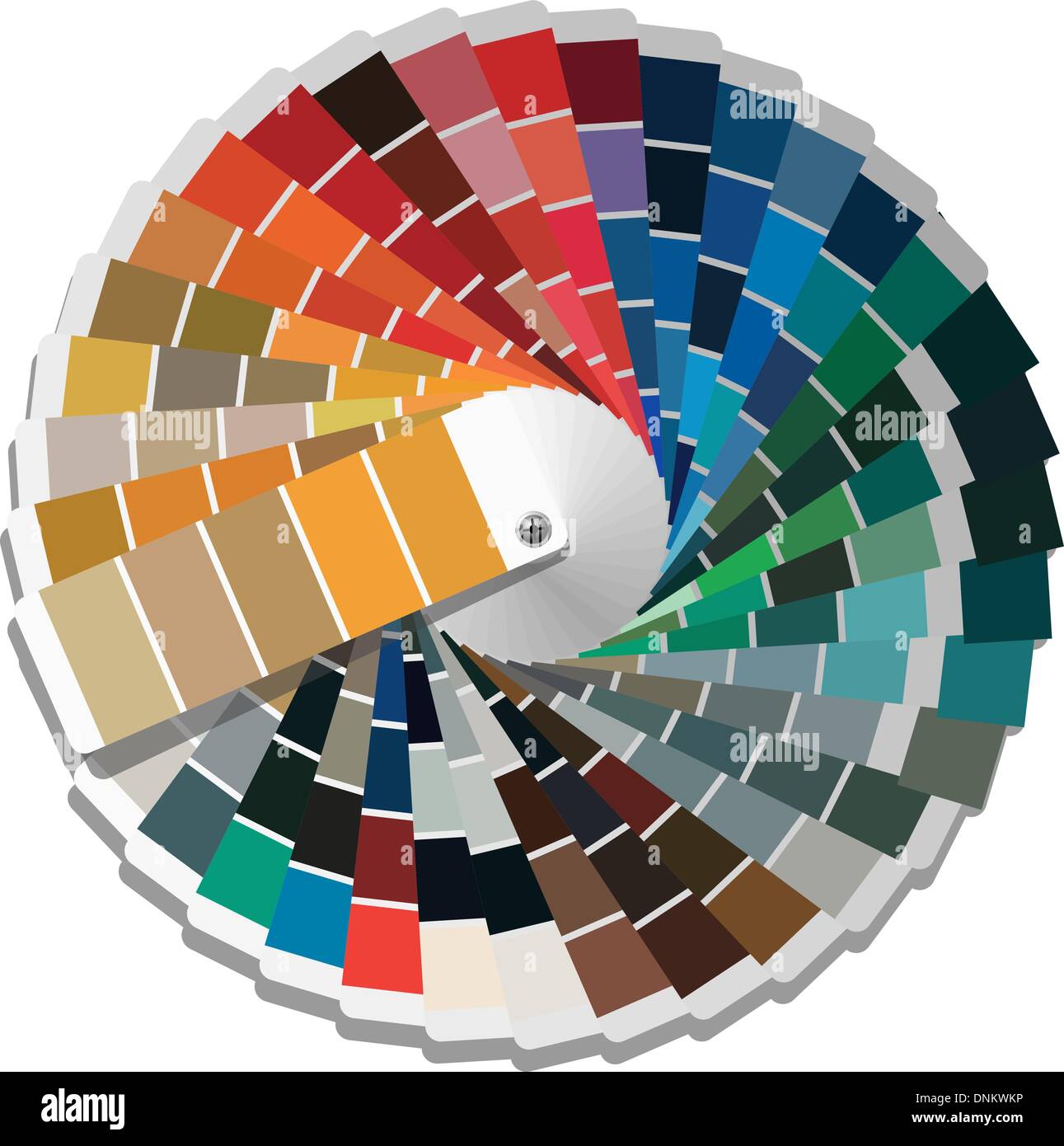 Guide de palette de couleurs. Vector illustration Image Vectorielle Stock - Alamy