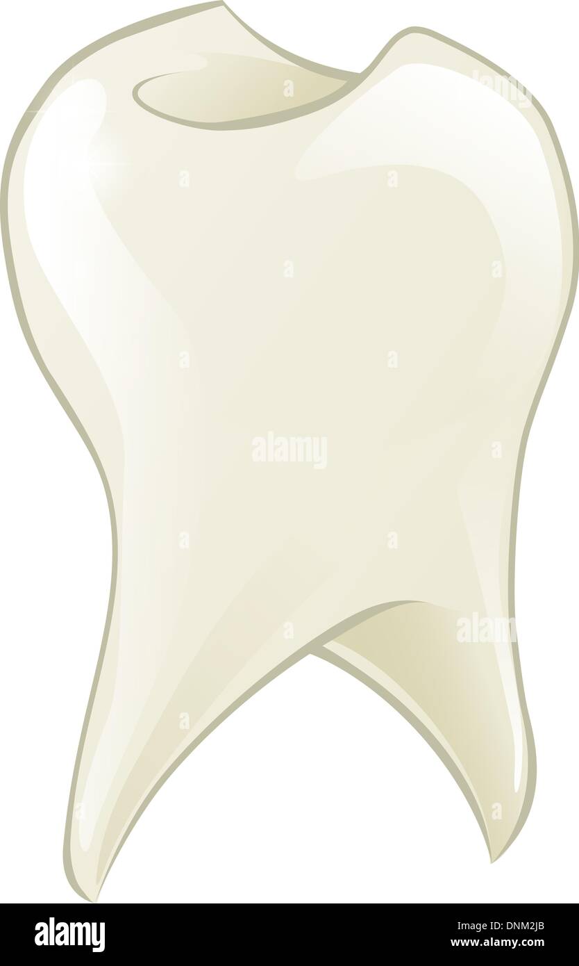 Tooth cartoon Banque d'images vectorielles - Alamy