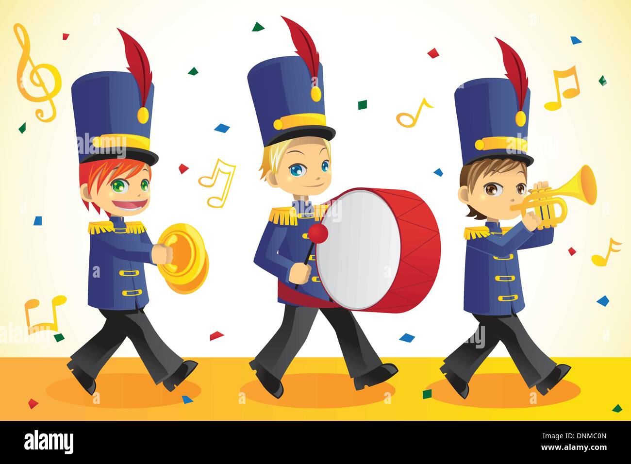 Une fanfare Banque d'images vectorielles - Alamy