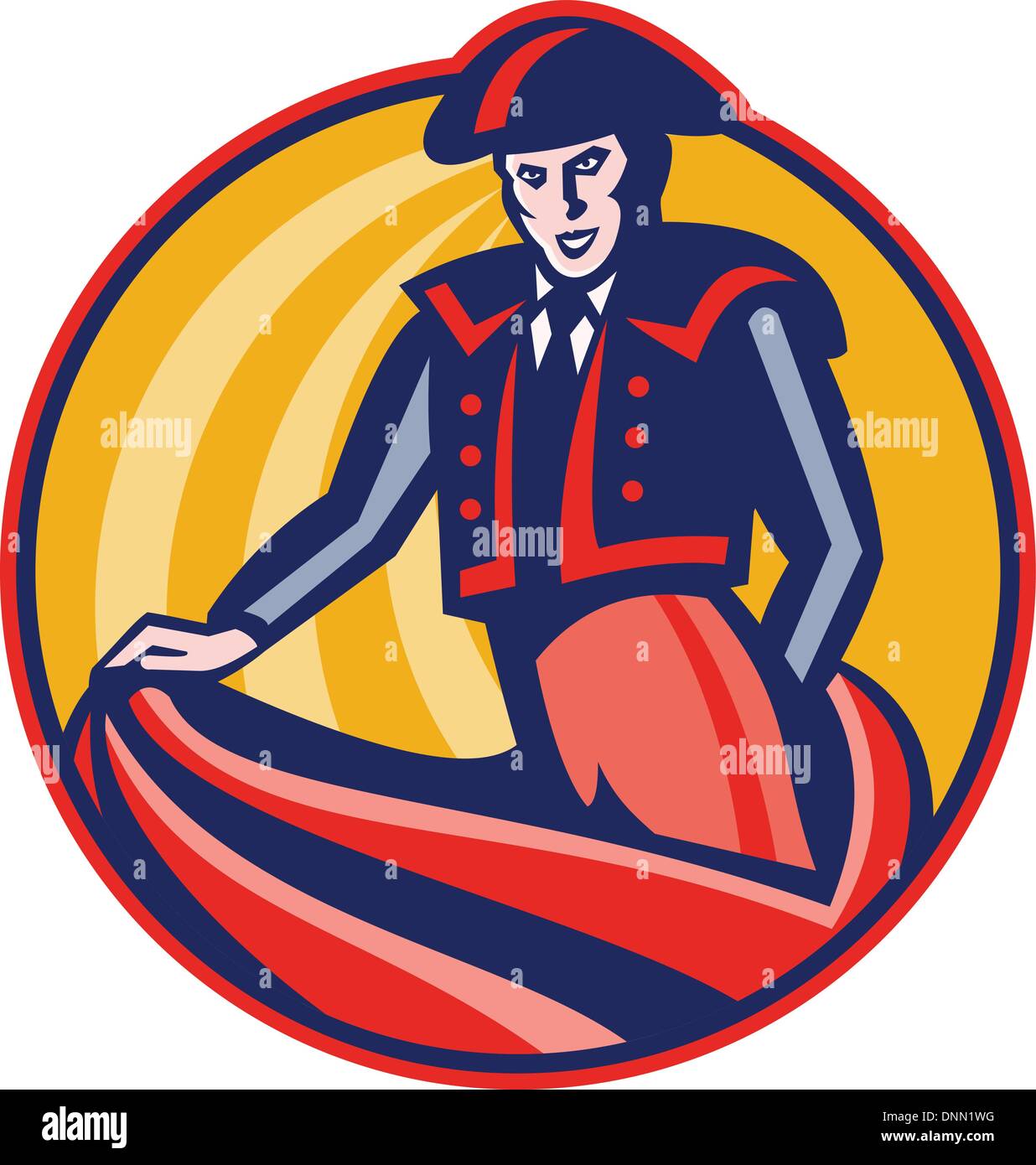 Torero taureau Banque d'images vectorielles - Alamy