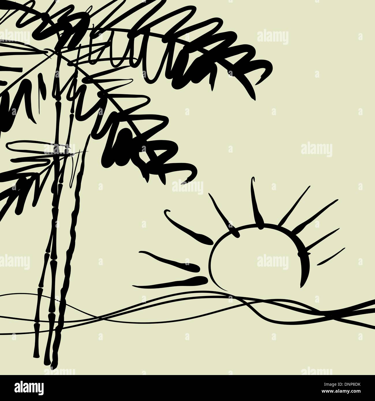 Dessins de soleil Banque d'images vectorielles - Alamy