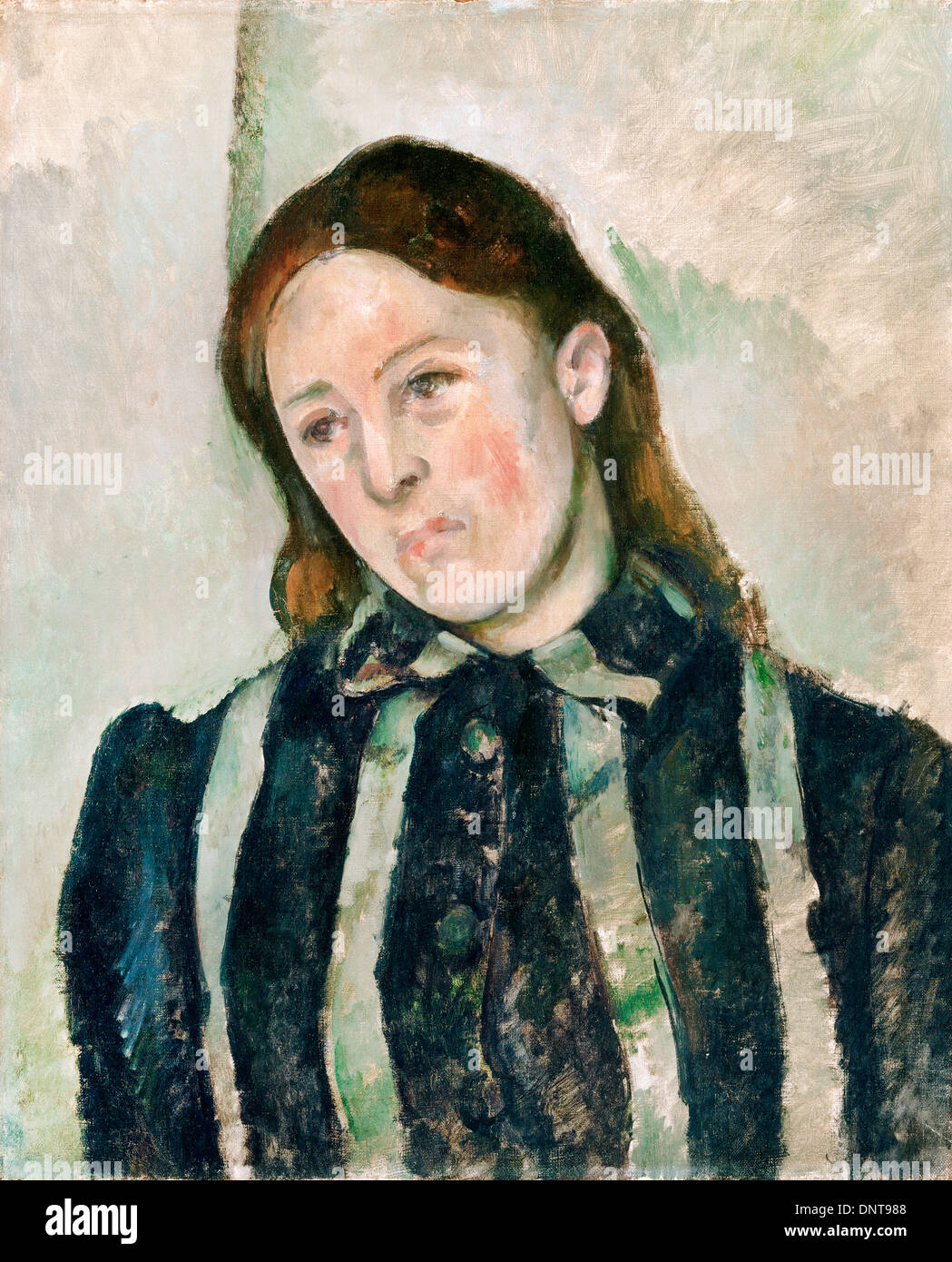 Paul Cézanne, portrait de Madame Cézanne 1890-1892 Huile sur toile ...