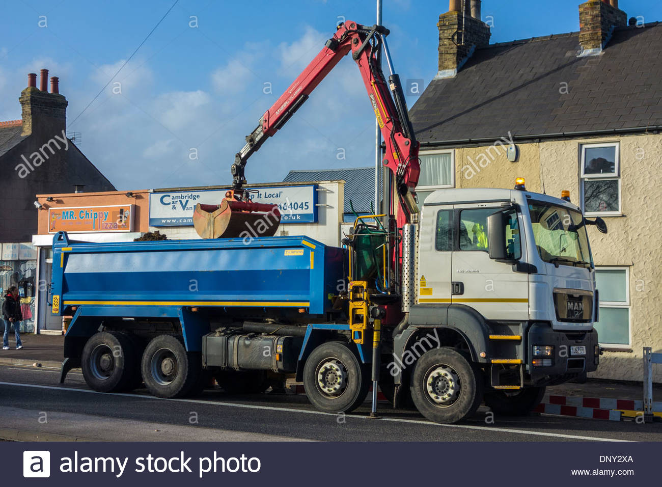 Man Tipper Truck Banque d'image et photos - Alamy