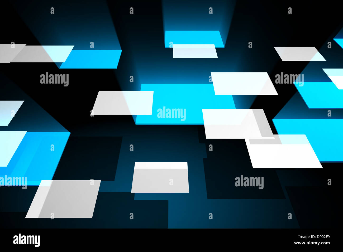 Cube bleu Banque de photographies et d’images à haute résolution - Alamy