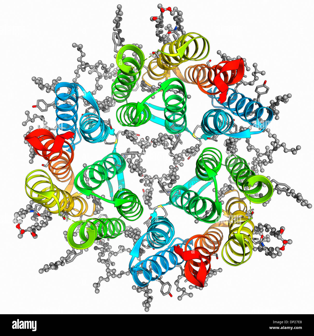 Alpha helix protein Banque de photographies et d’images à haute ...